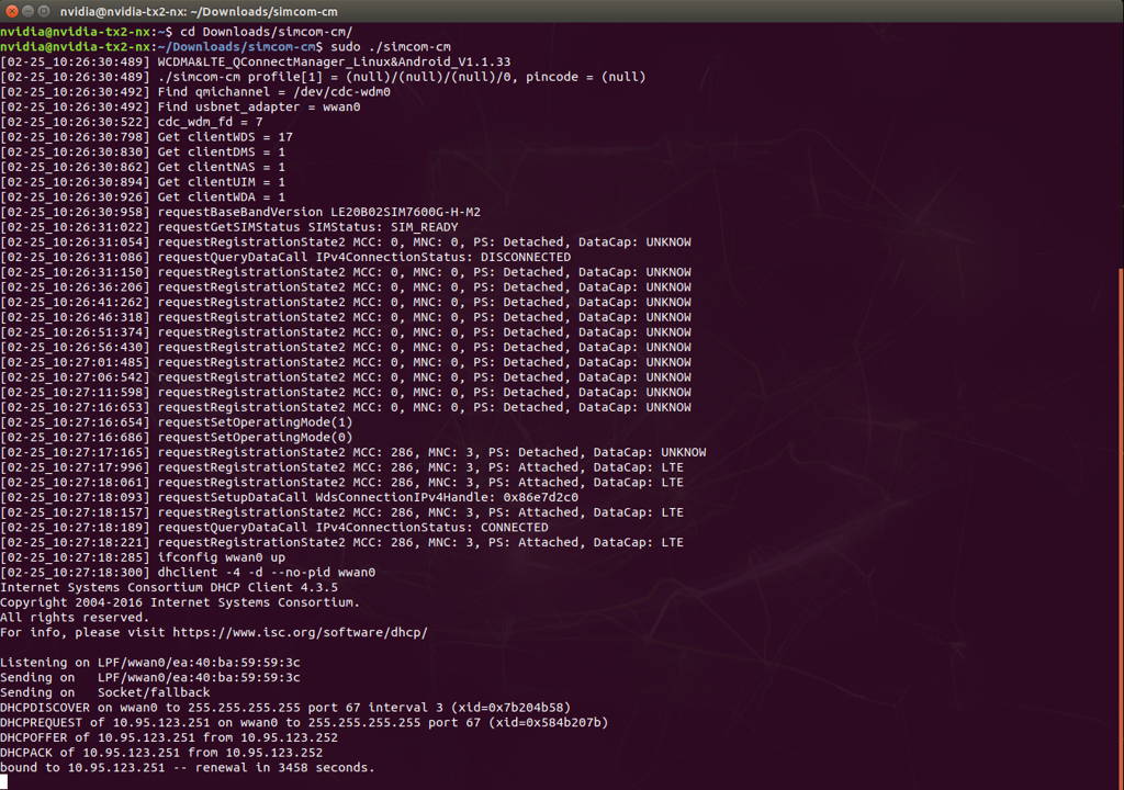 How to Use Simcom SIM7600G-H Module with DSBOX-TX2NX?